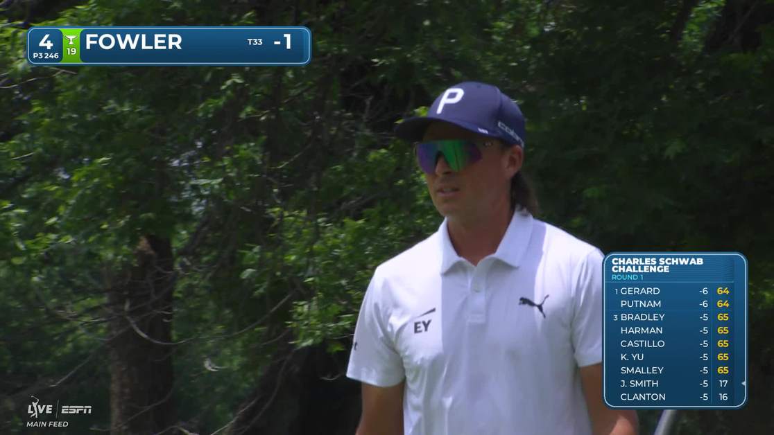 Rickie Fowler | Round 1 | 4th hole | Shot 2 | 2026 Charles Schwab