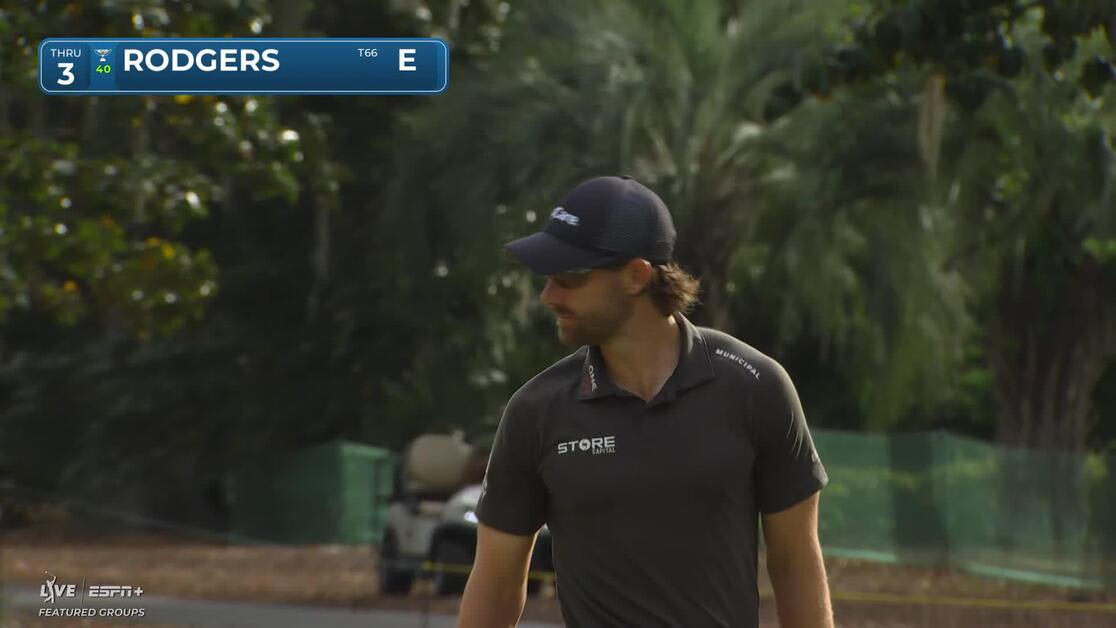 Patrick Rodgers | Round 4 | 3rd hole | Shot 5 | 2025 RBC Heritage