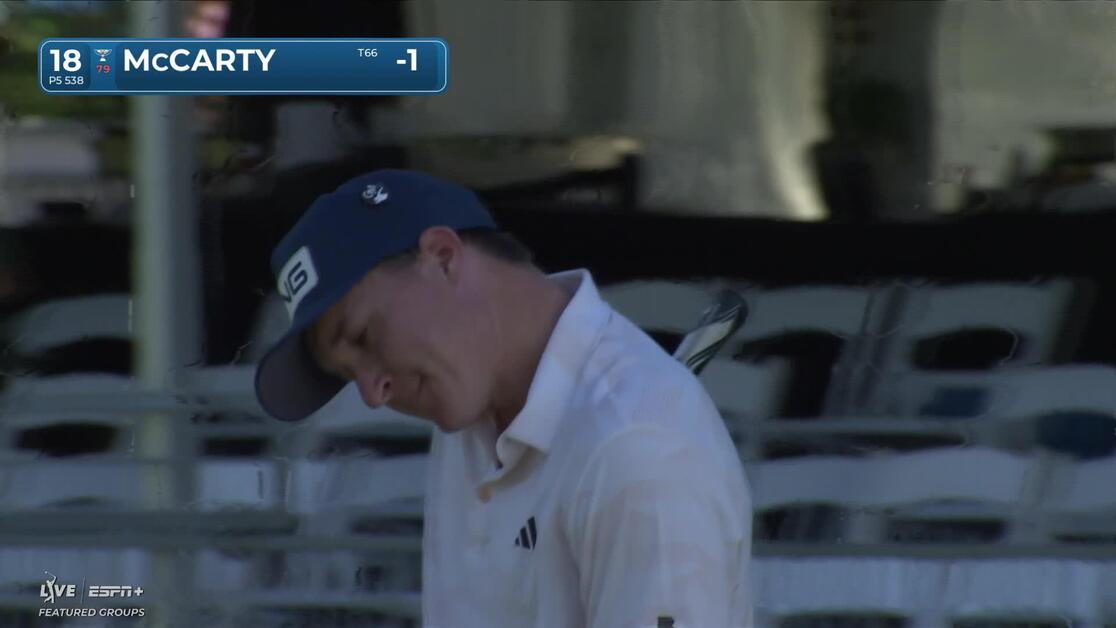 Matt McCarty | Round 1 | 18th hole | Shot 3 | 2025 Sony Open
