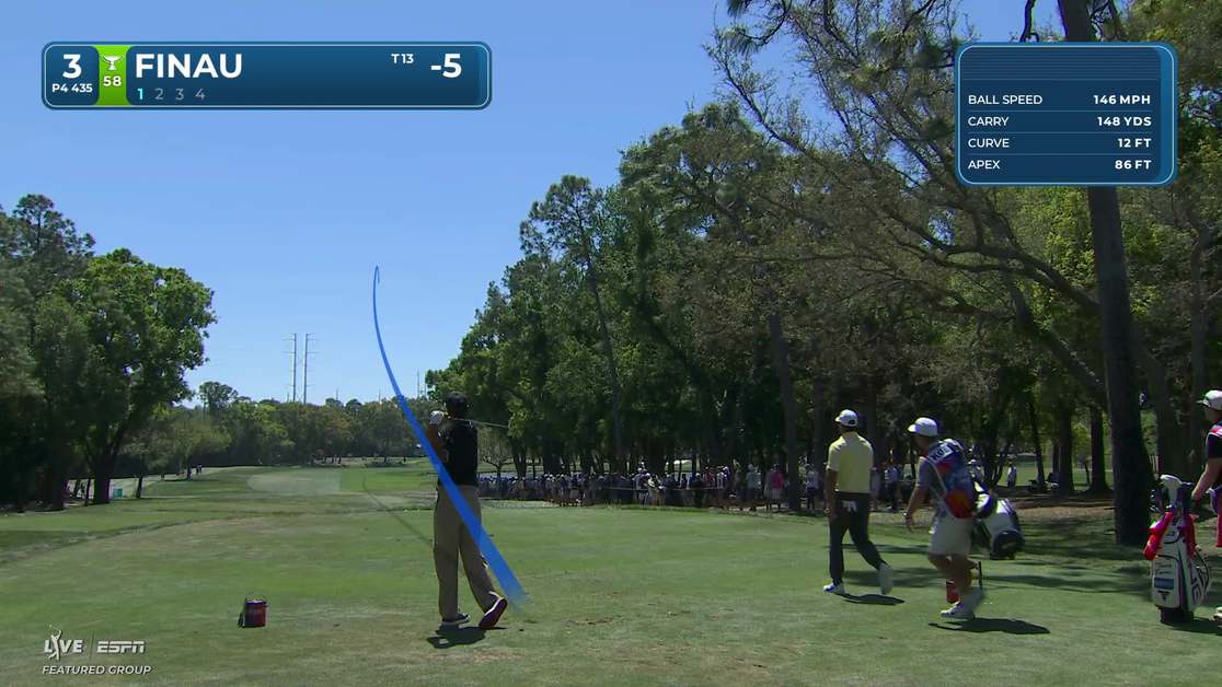 Tony Finau | Round 4 | 3rd hole | Shot 1 | 2026 Valspar