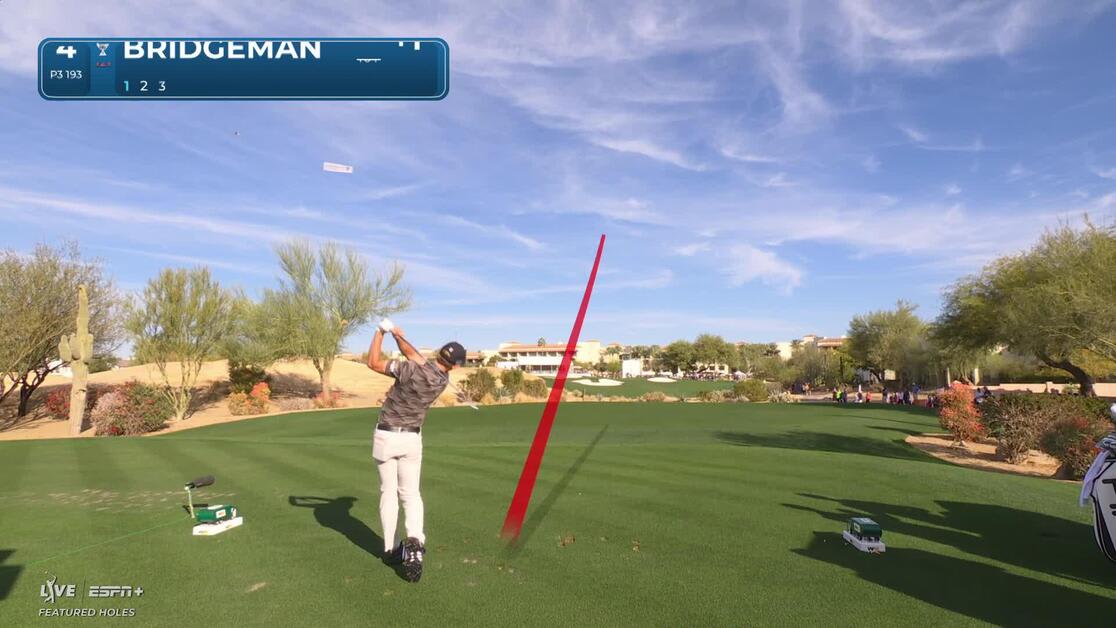 Jacob Bridgeman | Round 2 | 4th hole | Shot 1 | 2025 WM Phoenix Open