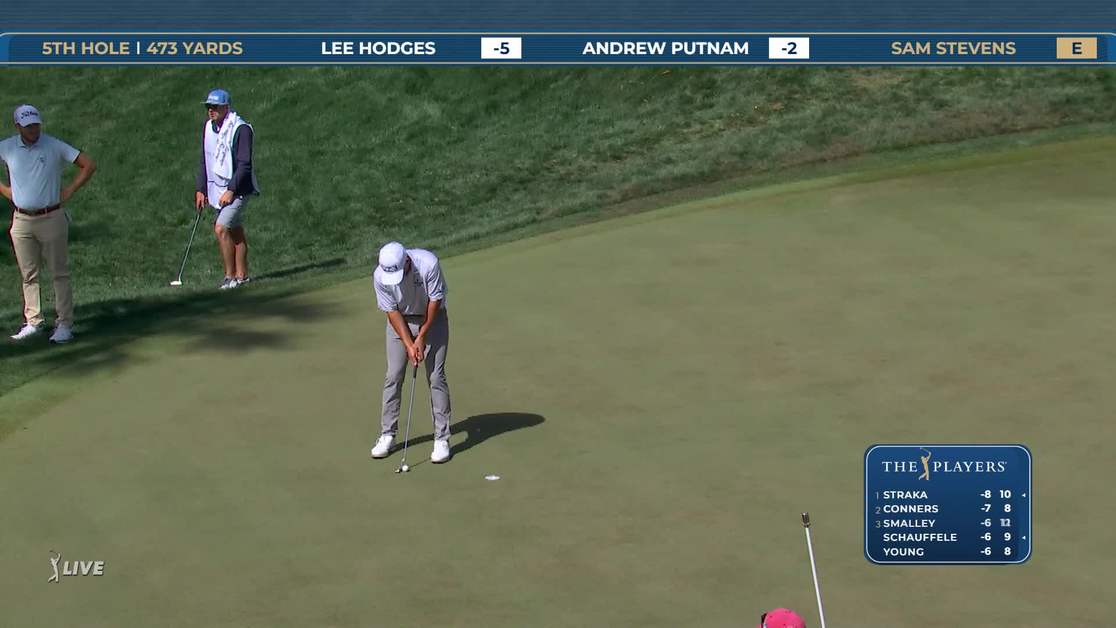 Sam Stevens | Round 2 | 5th hole | Shot 6 | 2026 THE PLAYERS