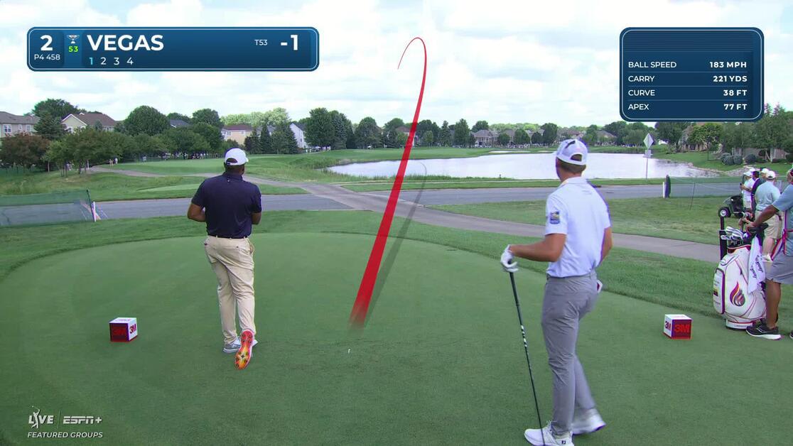 Jhonattan Vegas | Round 1 | 2nd hole | Shot 1 | 2025 3M Open