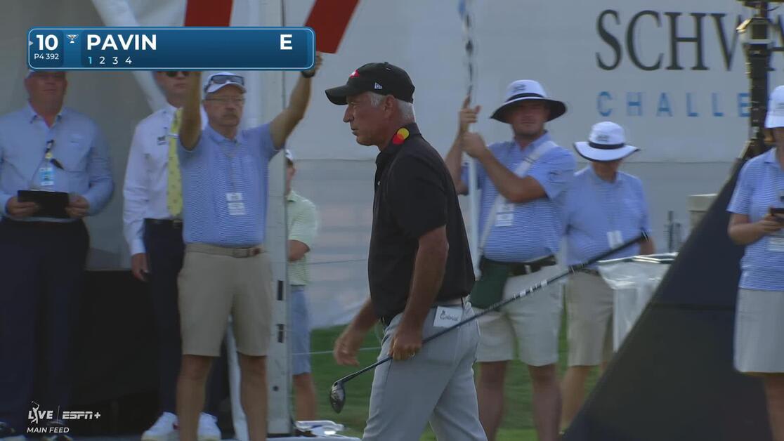 Corey Pavin | Round 1 | 10th hole | Shot 1 | 2025 Charles Schwab