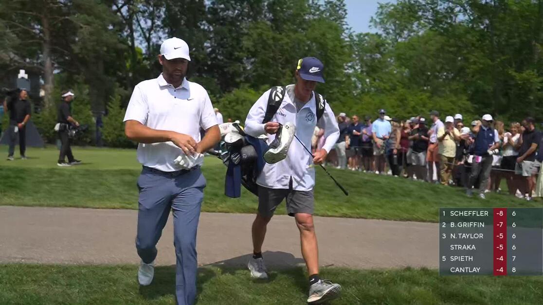 Scottie Scheffler | Round 4 | 7th hole | Shot 1 | 2025 the Memorial