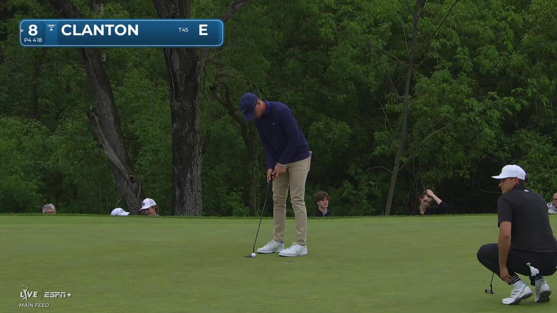 Luke Clanton | Round 1 | 8th hole | Shot 4 | 2025 RBC Canadian