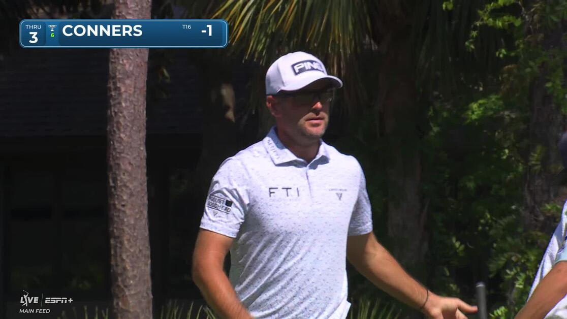 Corey Conners | Round 1 | 3rd hole | Shot 4 | 2025 RBC Heritage