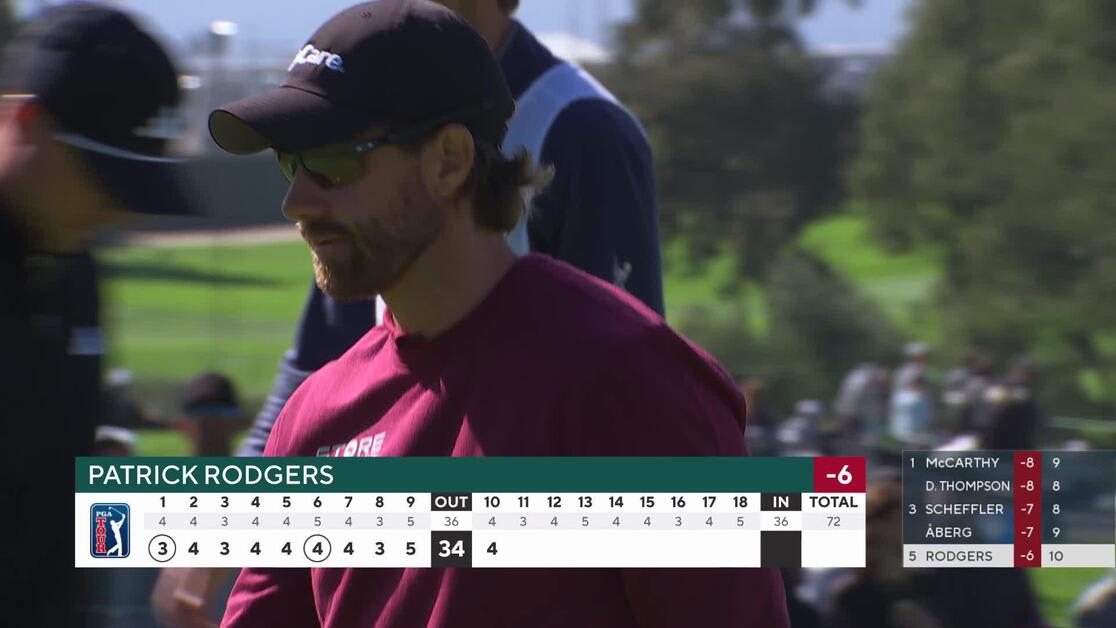 Patrick Rodgers | Round 3 | 10th hole | Shot 4 | 2025 Genesis