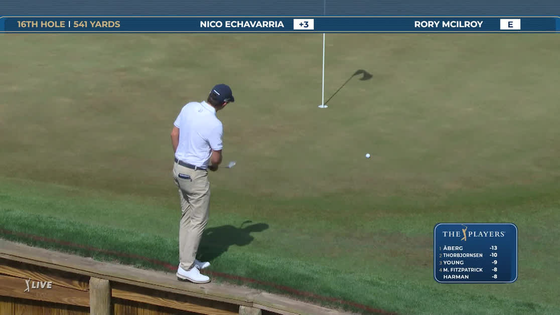 Nico Echavarria | Round 4 | 16th hole | Shot 6 | 2026 THE PLAYERS