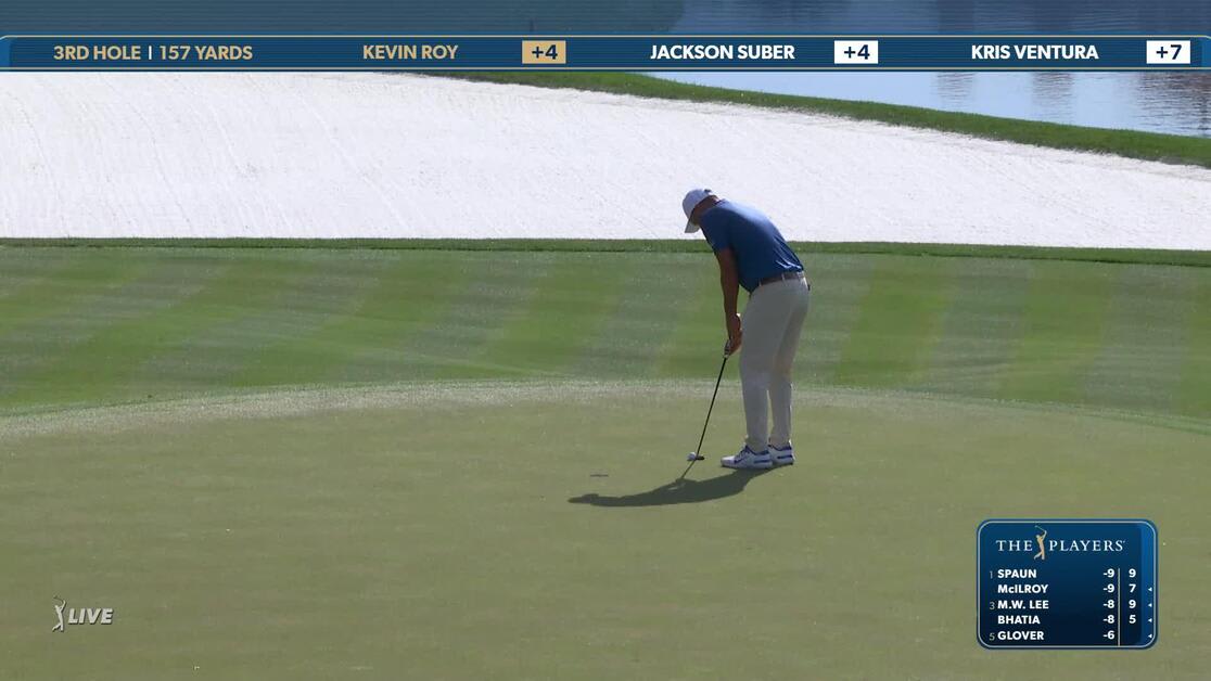Kevin Roy | Round 2 | 3rd hole | Shot 3 | 2025 THE PLAYERS