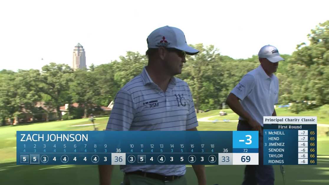 Zach Johnson | Round 1 | 18th hole | Shot 3 | 2026 Principal
