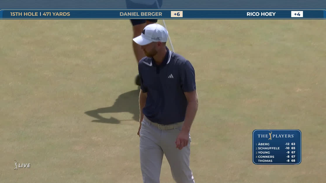 Daniel Berger | Round 3 | 15th hole | Shot 4 | 2026 THE PLAYERS