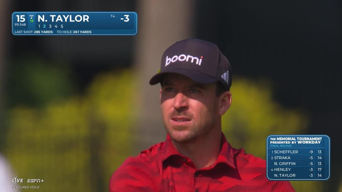 Nick Taylor | Round 4 | 15th hole | Shot 2 | 2025 the Memorial