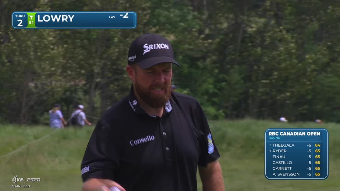 Shane Lowry | Round 1 | 2nd hole | Shot 3 | 2026 RBC Canadian