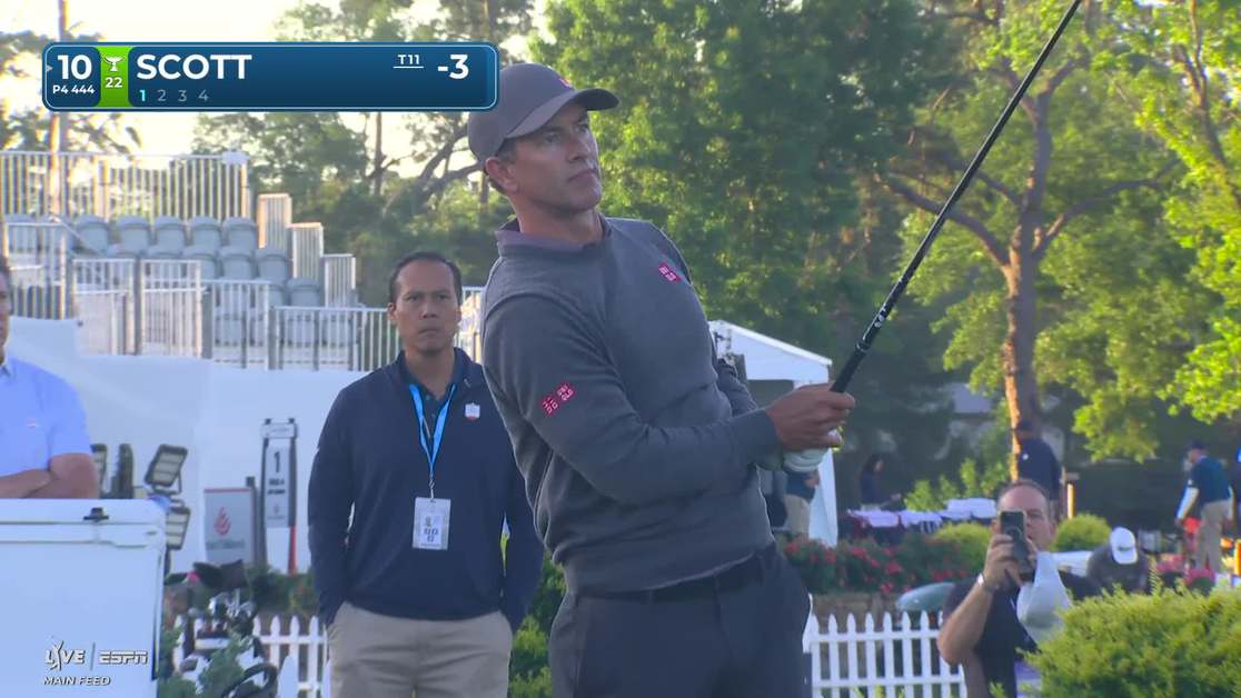 Adam Scott | Round 2 | 10th hole | Shot 1 | 2026 Texas Children's