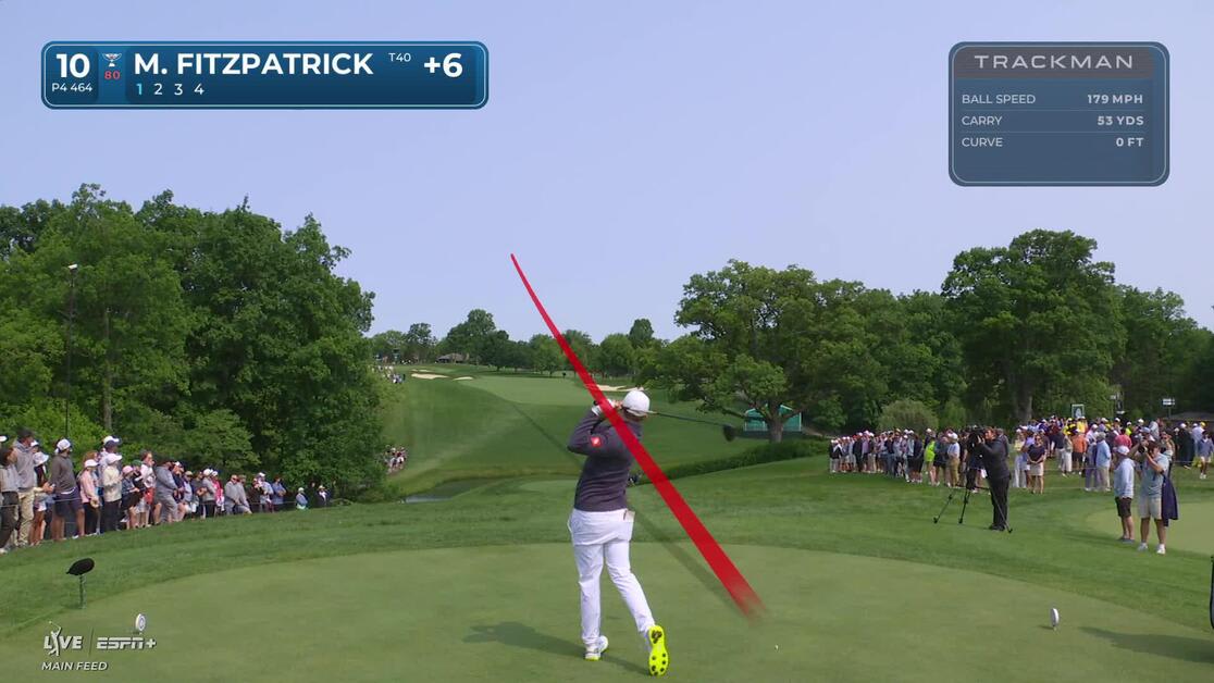 Matt Fitzpatrick | Round 4 | 10th hole | Shot 1 | 2025 the Memorial