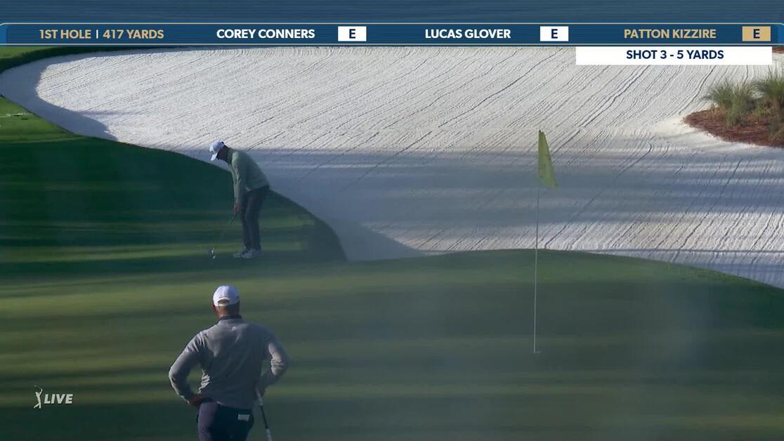 Corey Conners | Round 1 | 1st hole | Shot 3 | 2025 THE PLAYERS