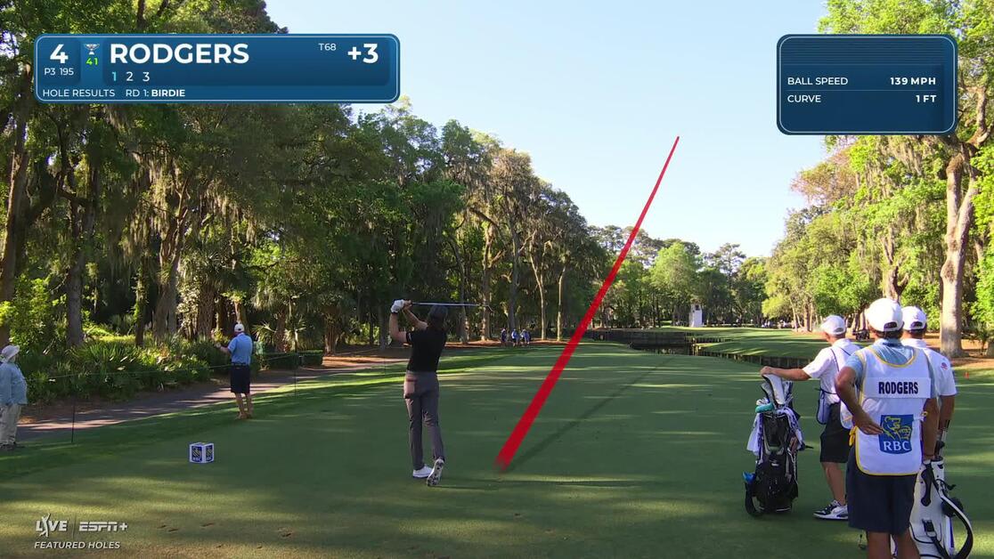 Patrick Rodgers | Round 2 | 4th hole | Shot 1 | 2025 RBC Heritage