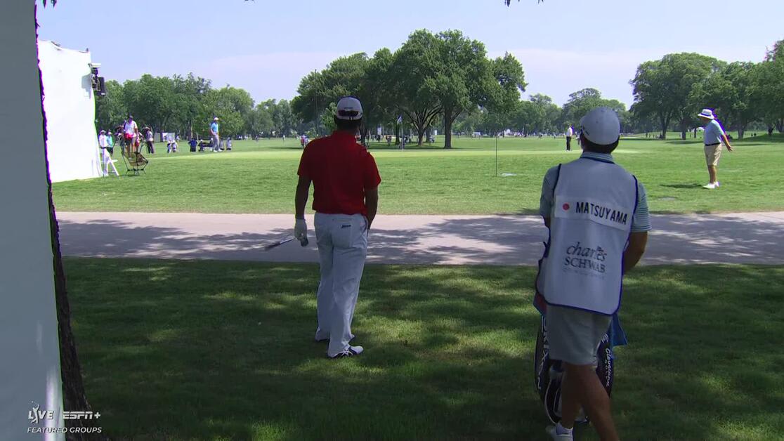 Hideki Matsuyama | Round 1 | 6th hole | Shot 3 | 2025 Charles Schwab