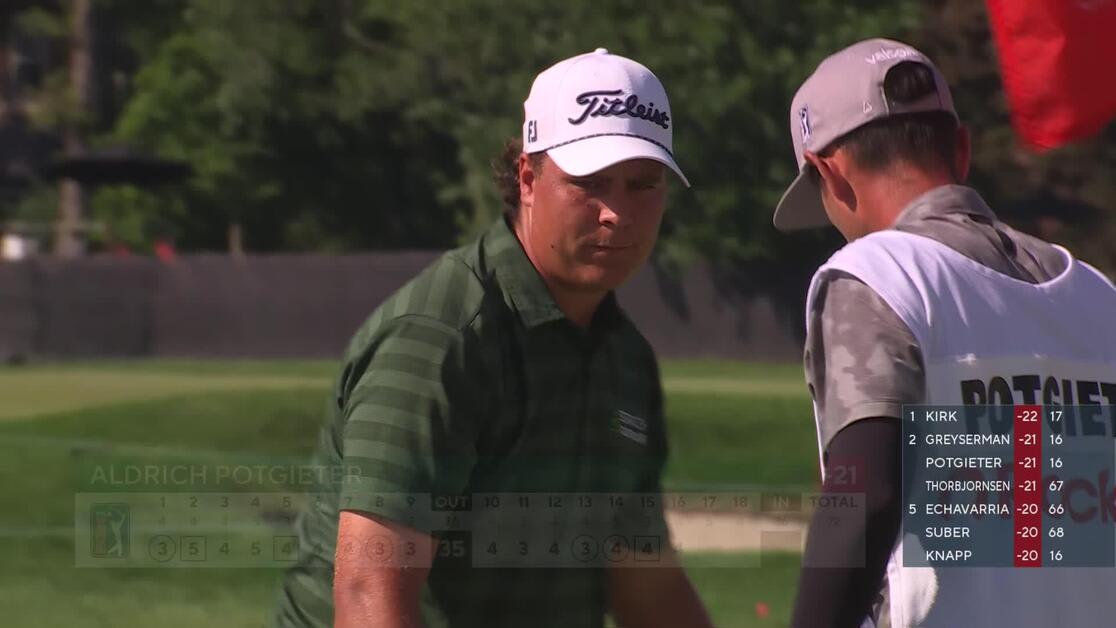 Aldrich Potgieter | Round 4 | 16th hole | Shot 4 | 2025 Rocket Classic