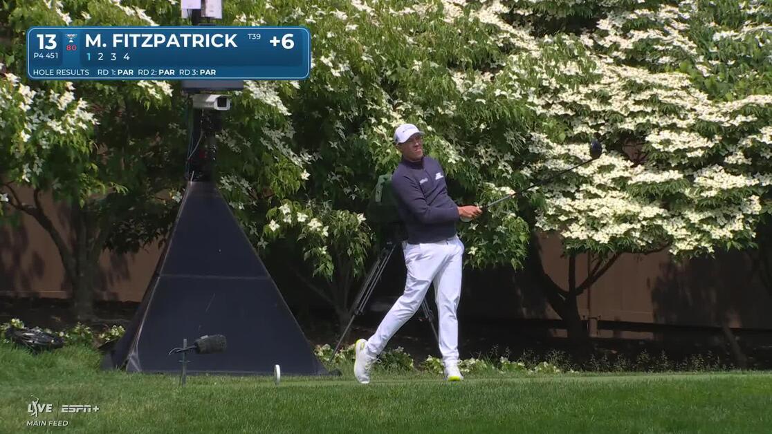 Matt Fitzpatrick | Round 4 | 13th hole | Shot 1 | 2025 the Memorial