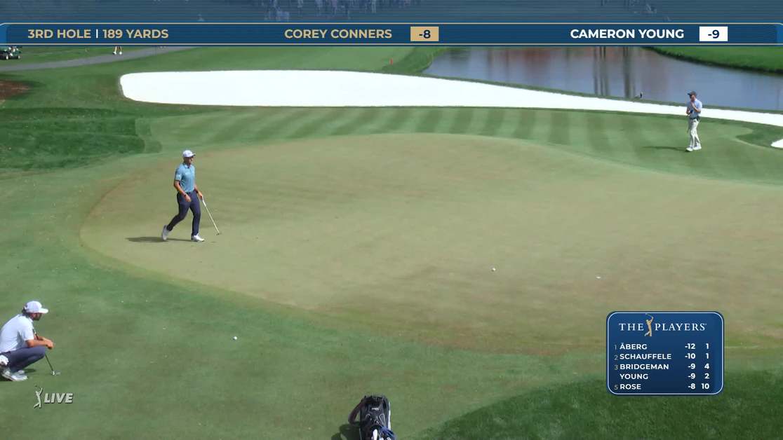 Corey Conners | Round 3 | 3rd hole | Shot 3 | 2026 THE PLAYERS