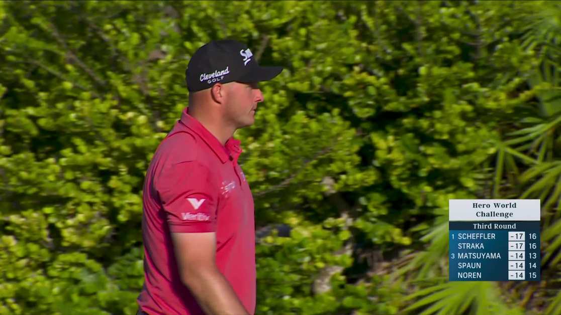 Sepp Straka | Round 3 | 16th hole | Shot 4 | 2025 Hero World Challenge