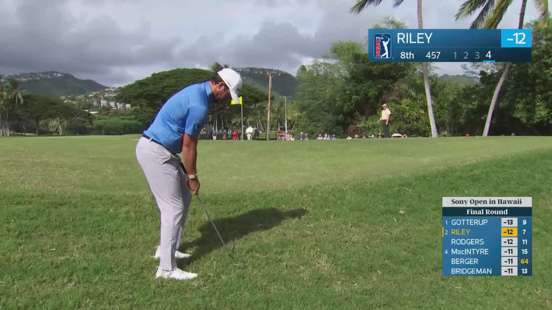 Davis Riley | Round 4 | 8th hole | Shot 4 | 2026 Sony Open