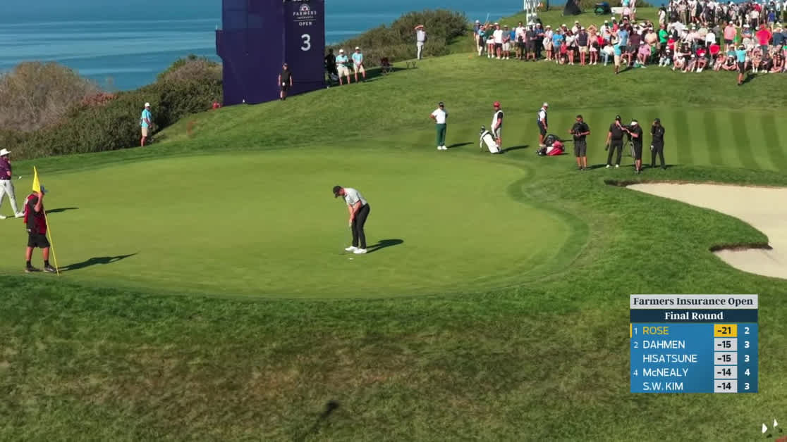 Justin Rose | Round 4 | 3rd hole | Shot 3 | 2026 Farmers