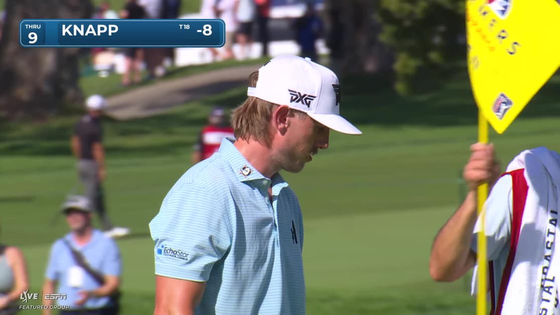 Jake Knapp | Round 3 | 9th hole | Shot 5 | 2026 Farmers