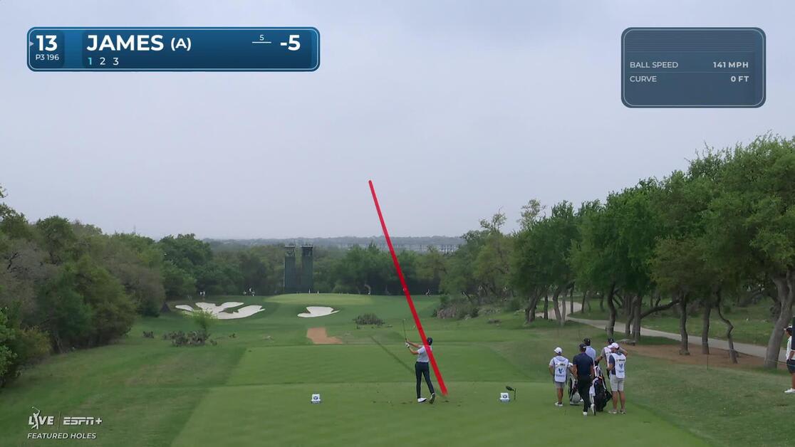 Benjamin James | Round 2 | 13th hole | Shot 1 | 2025 Valero