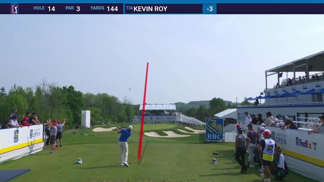 Kevin Roy | Round 2 | 14th hole | Shot 1 | 2025 RBC Canadian