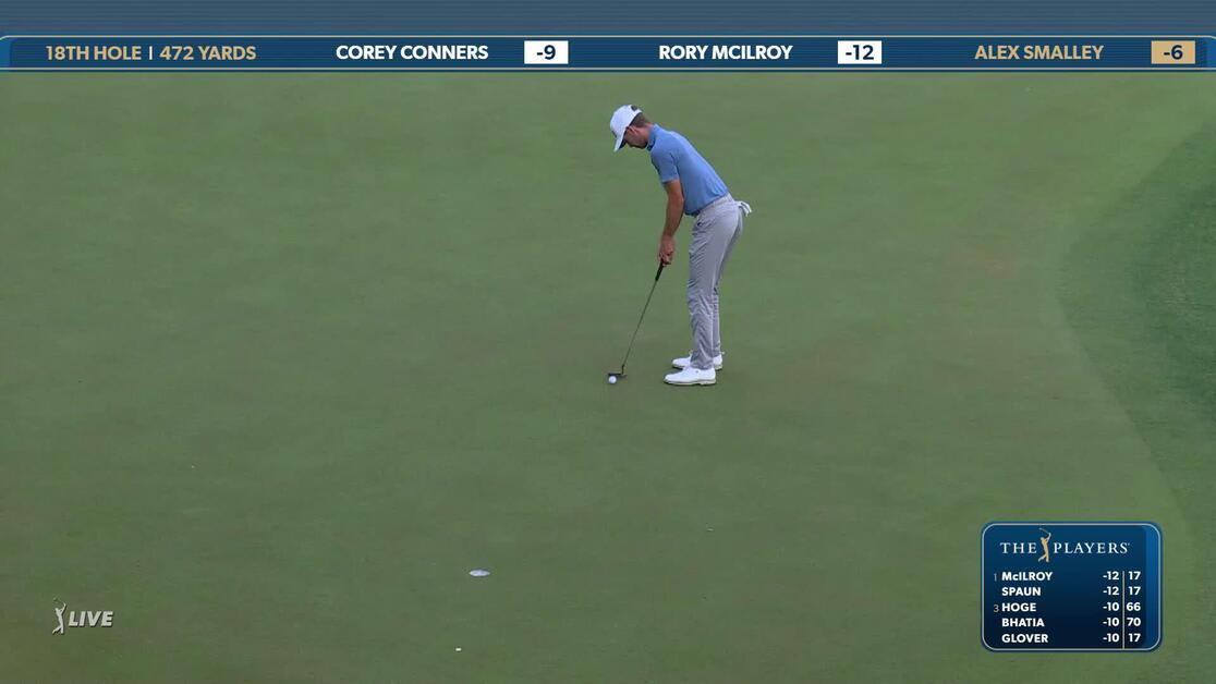 Alex Smalley | Round 4 | 18th hole | Shot 5 | 2025 THE PLAYERS