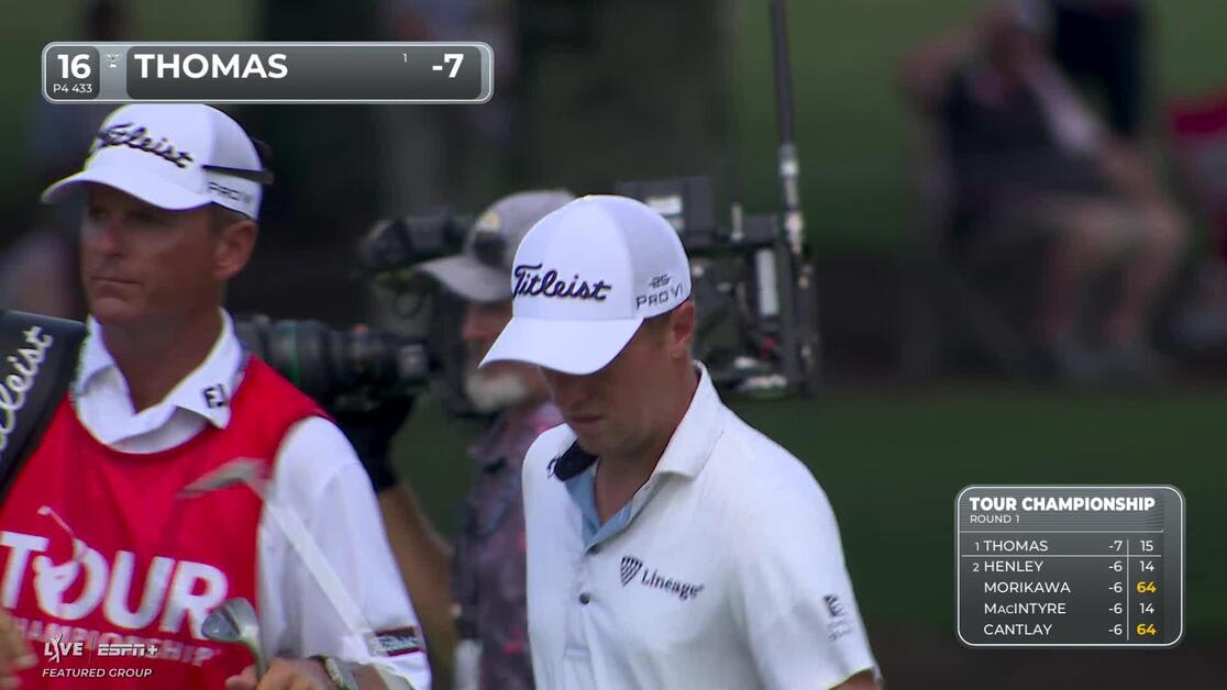 Justin Thomas | Round 1 | 16th hole | Shot 5 | 2025 TOUR Championship