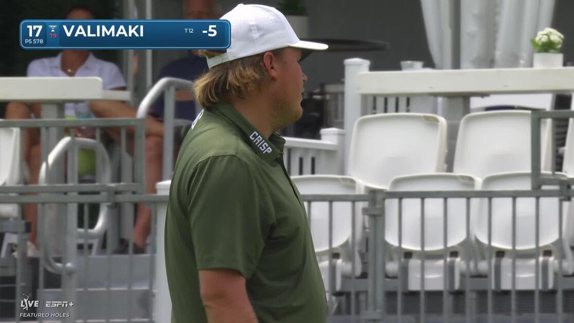Sami Valimaki | Round 1 | 17th hole | Shot 4 | 2025 Rocket Classic