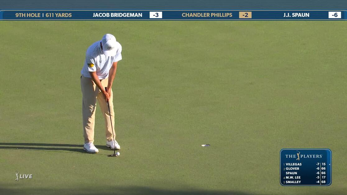 Chandler Phillips | Round 1 | 9th hole | Shot 3 | 2025 THE PLAYERS