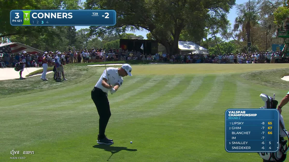 Corey Conners | Round 2 | 3rd hole | Shot 3 | 2026 Valspar