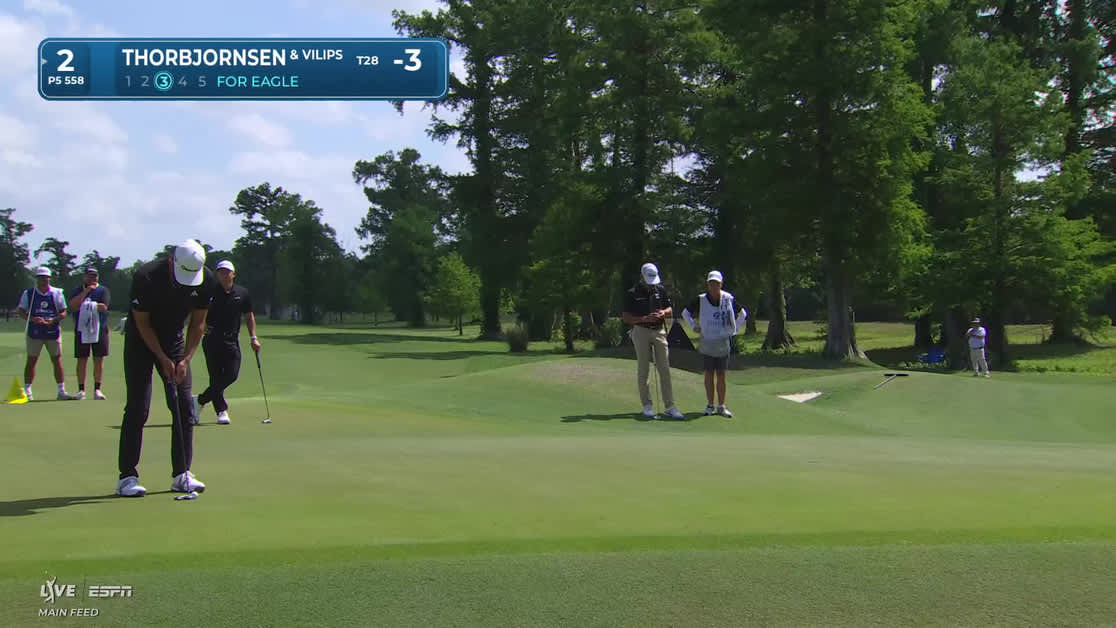 Michael Thorbjornsen | Round 1 | 2nd hole | Shot 3 | 2026 Zurich Classic