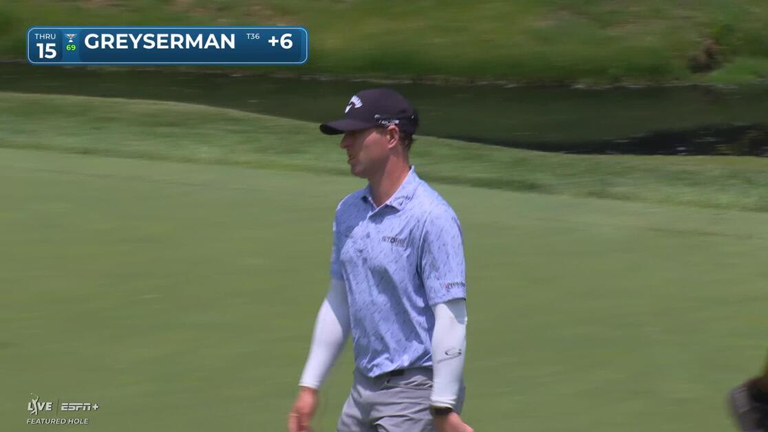 Max Greyserman | Round 4 | 15th hole | Shot 5 | 2025 the Memorial
