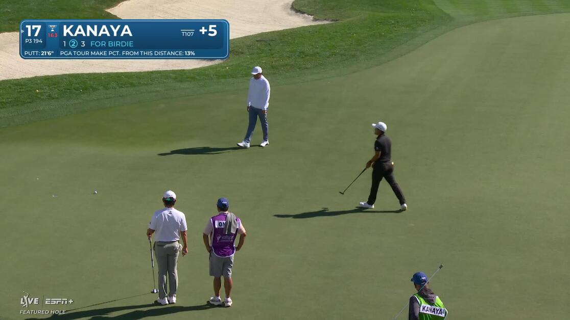 Takumi Kanaya | Round 2 | 17th hole | Shot 2 | 2025 Valspar