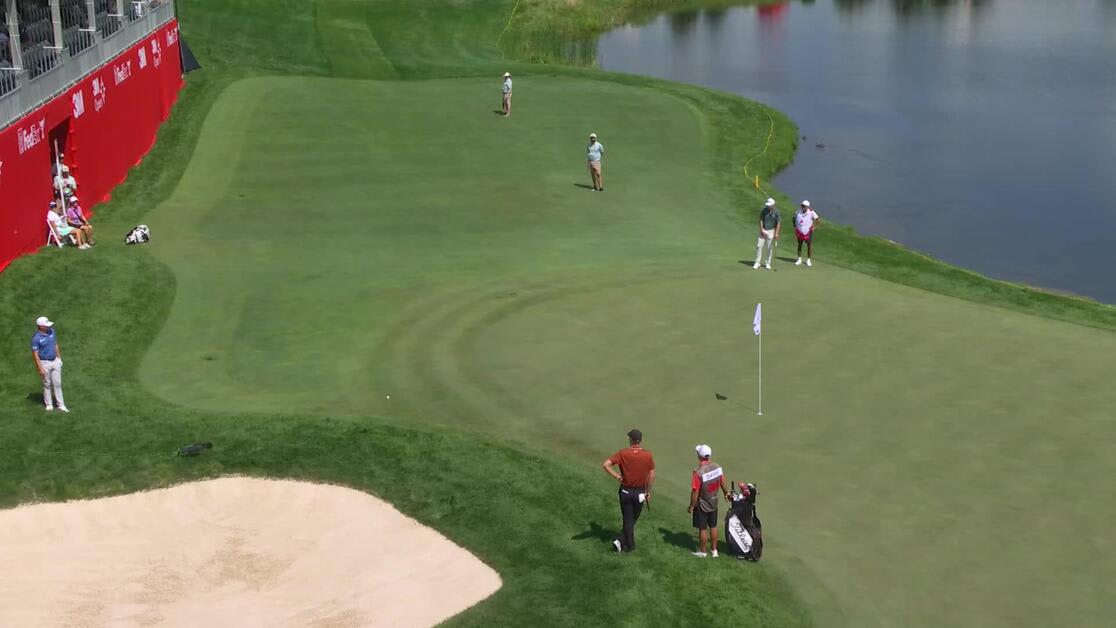 Mackenzie Hughes | Round 1 | 17th hole | Shot 2 | 2025 3M Open