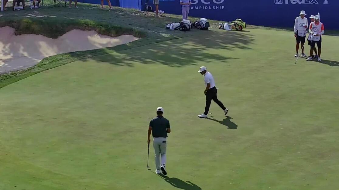 Emiliano Grillo | Round 2 | 17th hole | Shot 3 | 2025 ISCO Championship