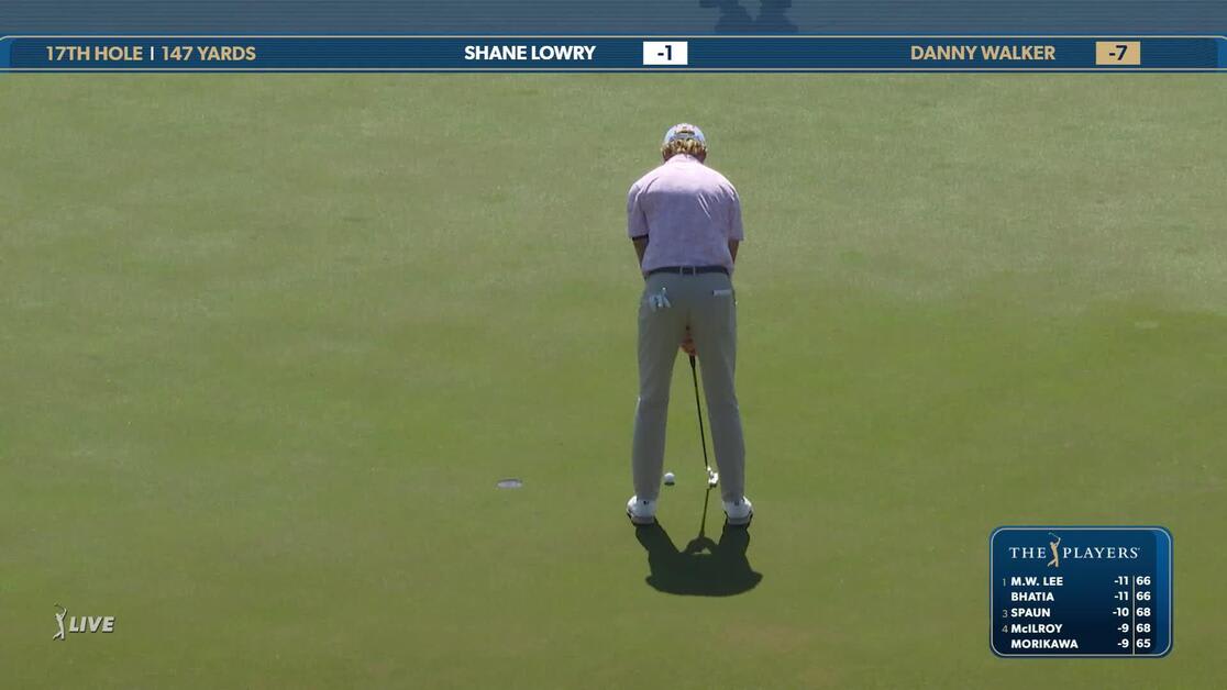 Danny Walker | Round 3 | 17th hole | Shot 3 | 2025 THE PLAYERS