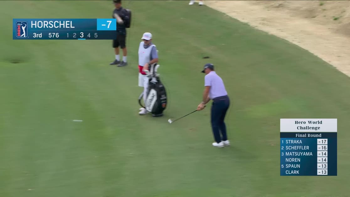 Billy Horschel | Round 4 | 3rd hole | Shot 3 | 2025 Hero World Challenge