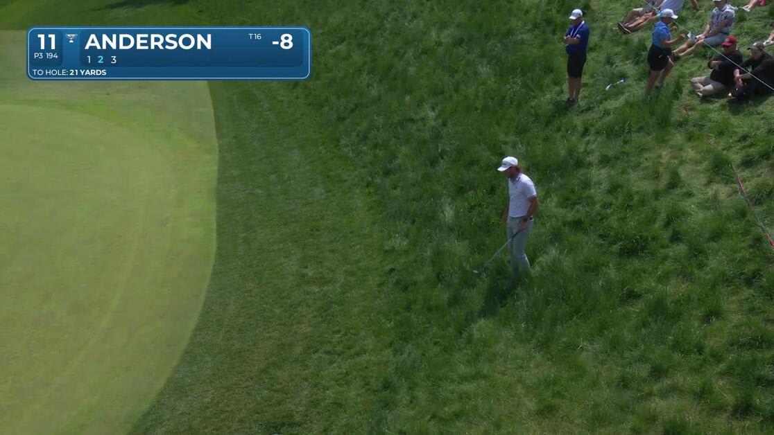 Matthew Anderson | Round 3 | 11th hole | Shot 2 | 2025 RBC Canadian