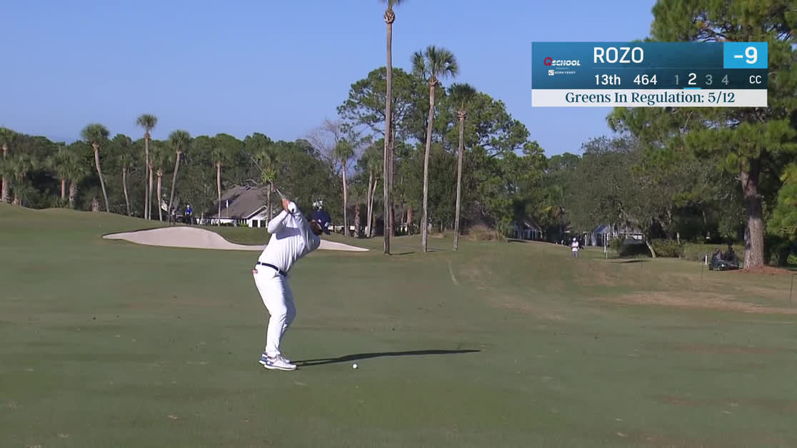 Marcelo Rozo | Round 3 | 13th hole | Shot 2 | 2025 PGA TOUR Q-School
