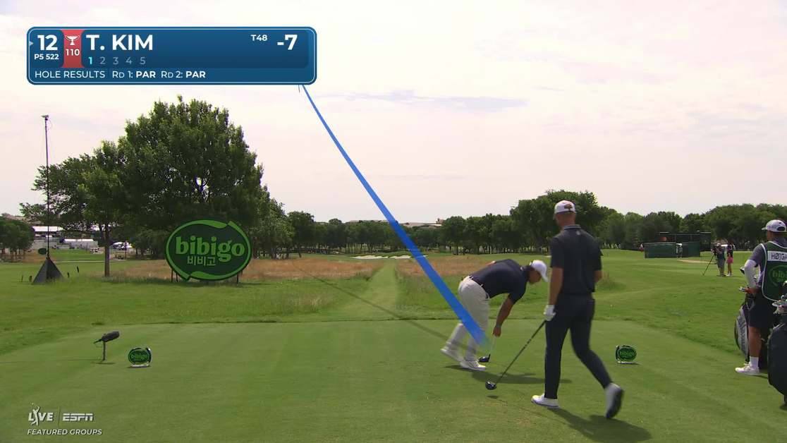 Tom Kim | Round 3 | 12th hole | Shot 1 | 2026 THE CJ CUP