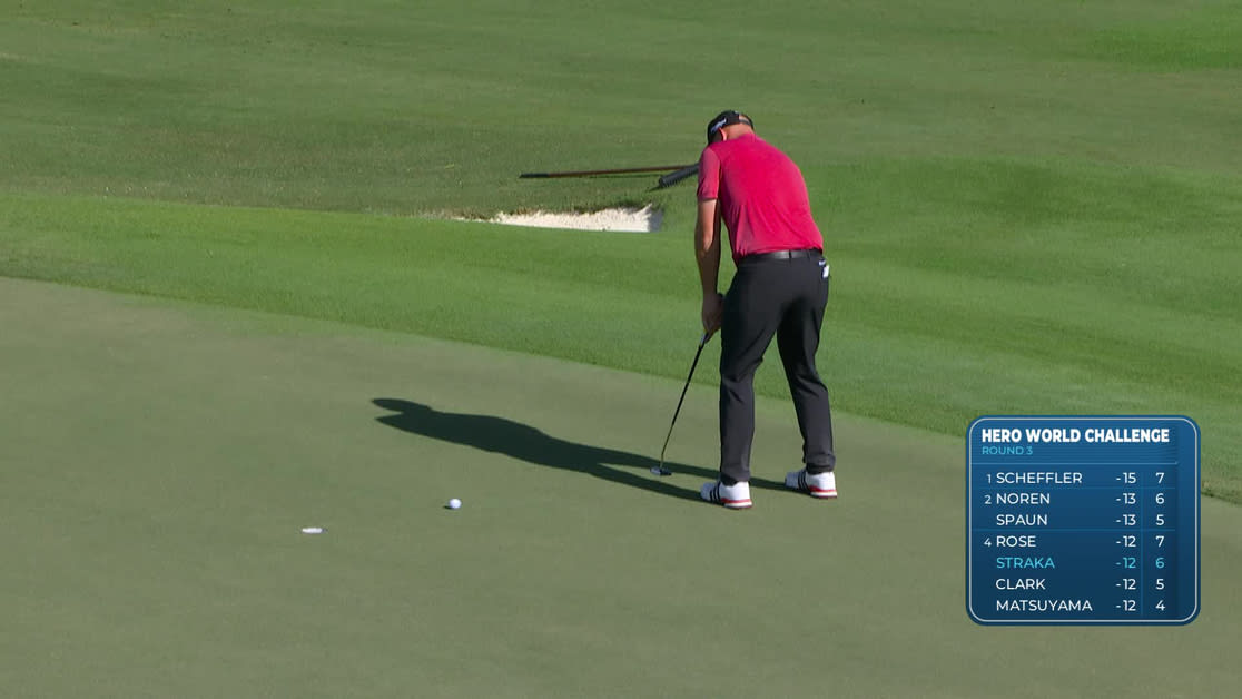 Sepp Straka | Round 3 | 7th hole | Shot 3 | 2025 Hero World Challenge