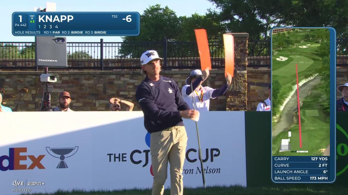Jake Knapp | Round 4 | 1st hole | Shot 1 | 2025 THE CJ CUP
