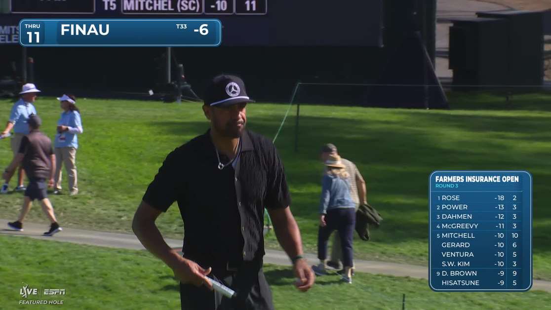 Tony Finau | Round 3 | 11th hole | Shot 2 | 2026 Farmers